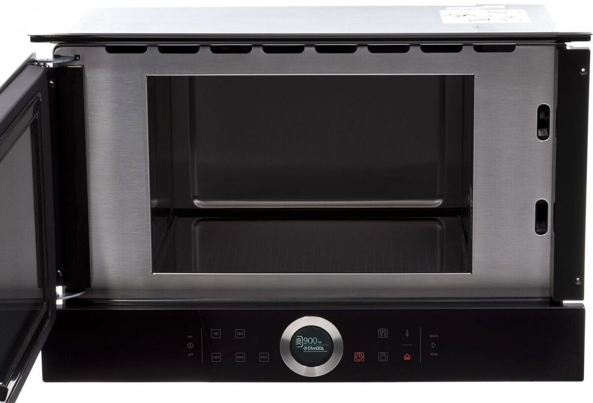 Купить Микроволновая печь встраиваемая Bosch BFL634GB1, черный в Москве ...